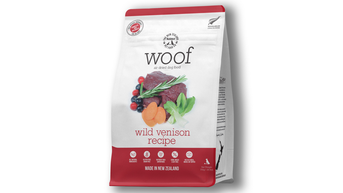 WOOF | Air Dried Venison Dog Food | Your Whole Dog